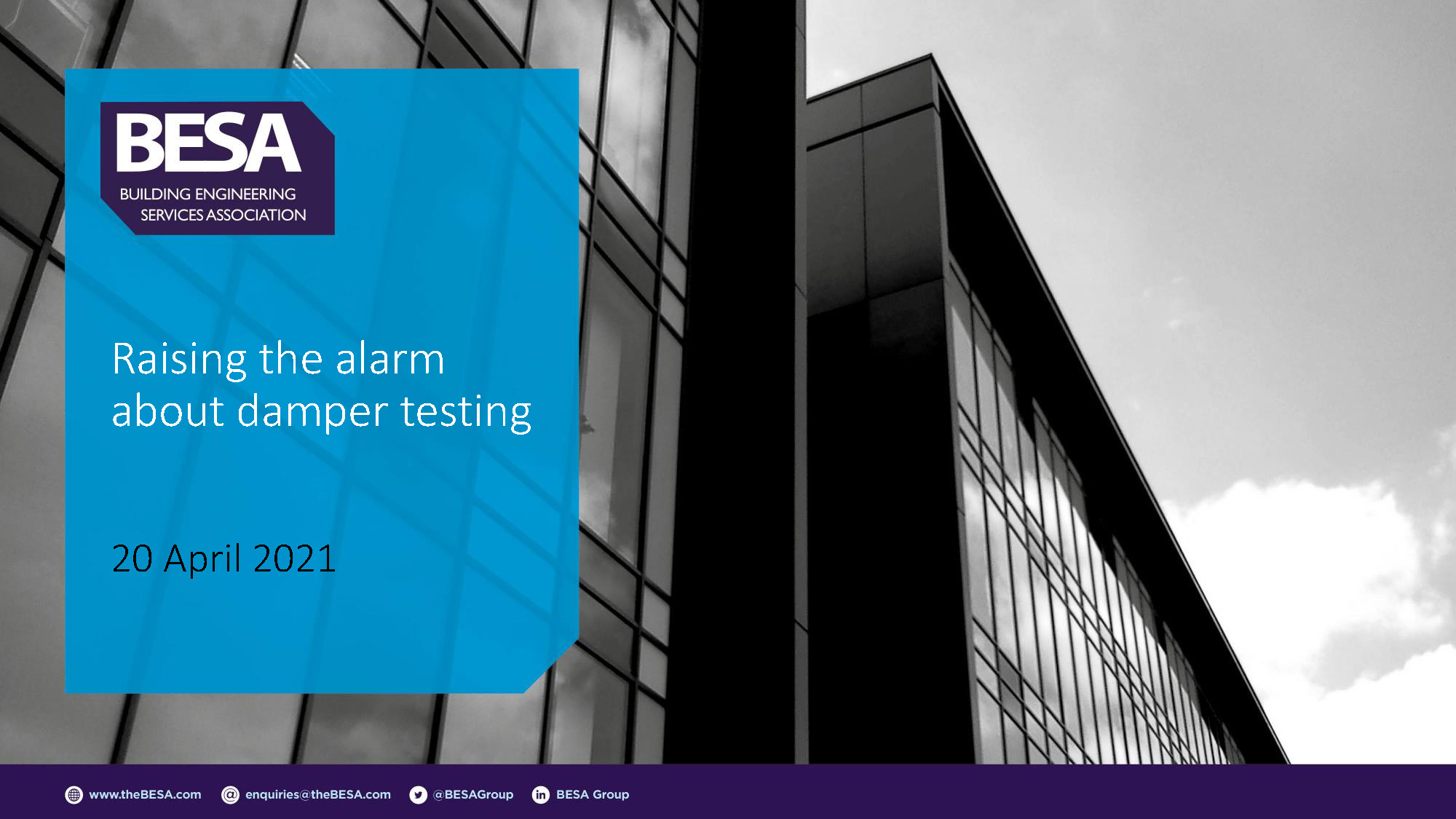 Raising the alarm about fire and smoke damper testing